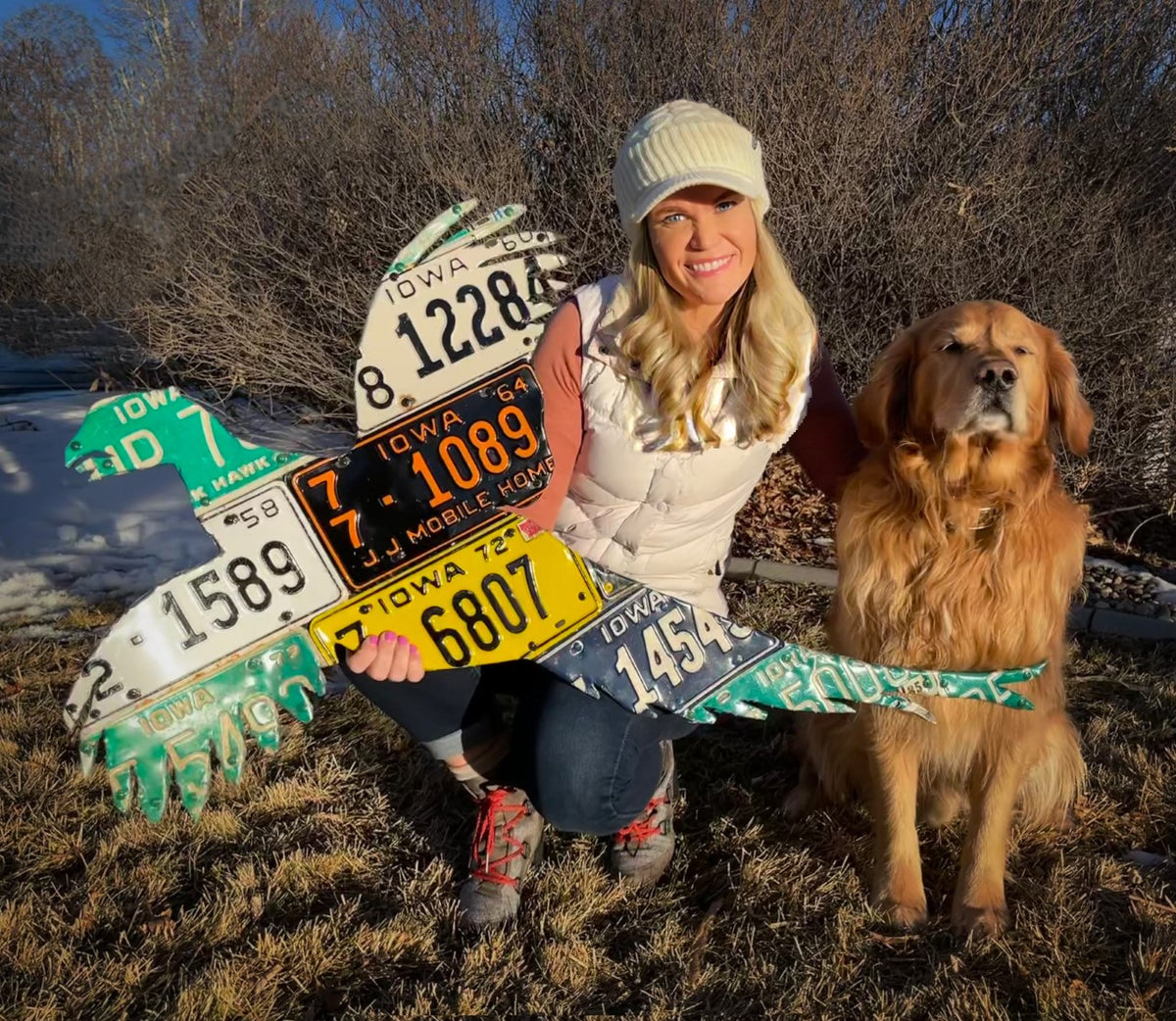 Pheasant License Plate Art– Cody's Fish