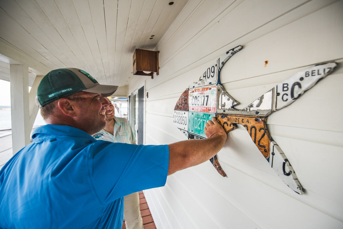 Belize License Plate Art – Cody's Fish