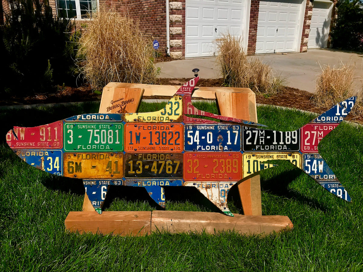 Large Fish License Plate Art – Cody's Fish