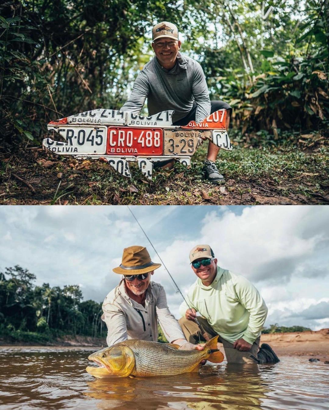 Bolivia License Plate Art– Cody's Fish