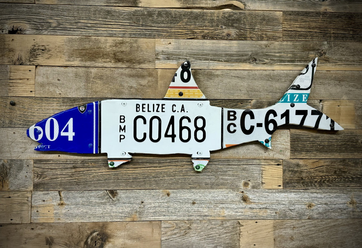 30" Belize Bonefish License Plate Art - Ready-To-Ship– Cody's Fish