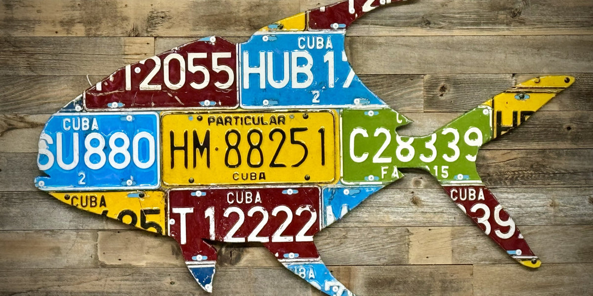 Cuba Permit License Plate Art - Ready-To-Ship– Cody's Fish