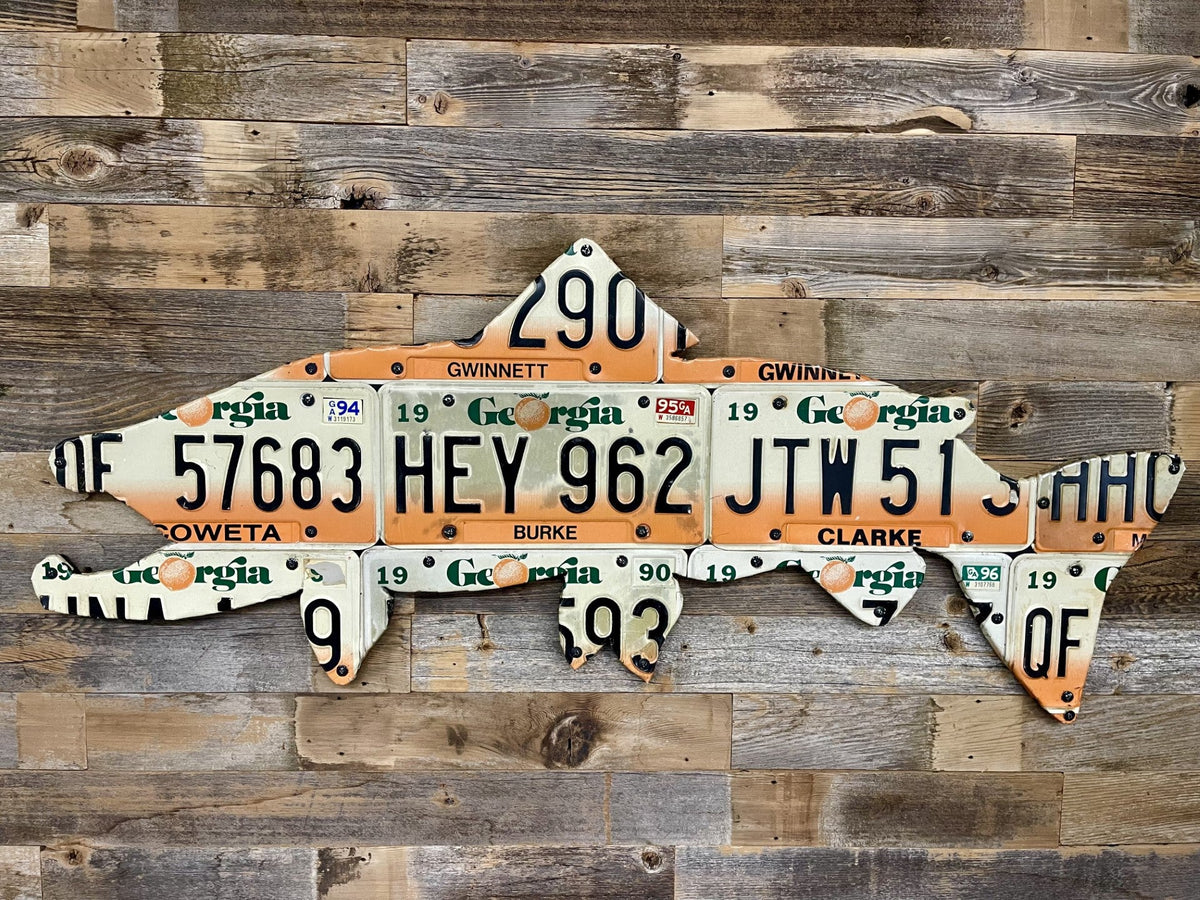 Georgia License Plate Art– Cody's Fish