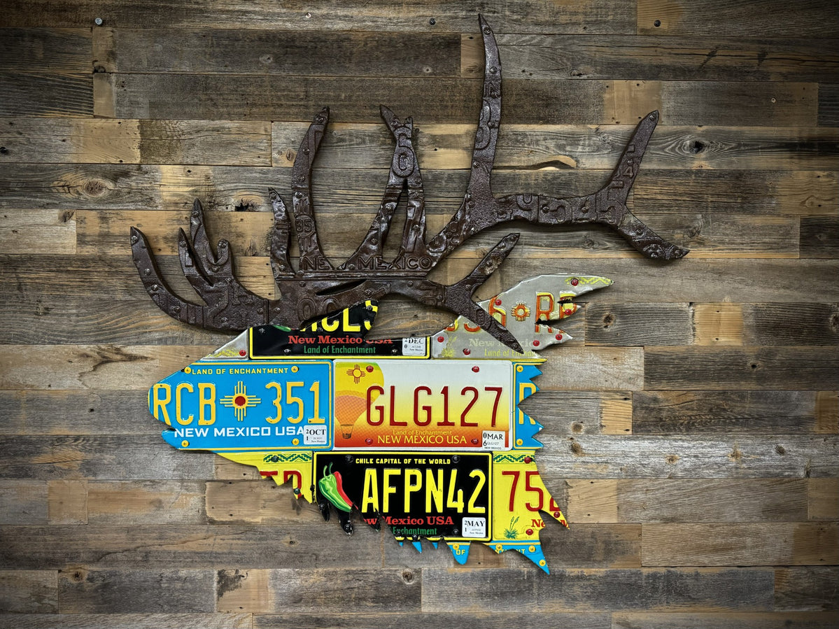 New Mexico Elk License Plate Art– Cody's Fish