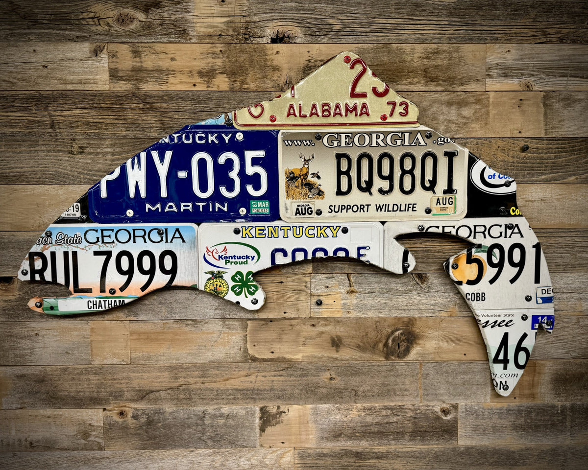 Southeast Mixed State Trout License Plate Art - Ready-To-Ship– Cody's Fish