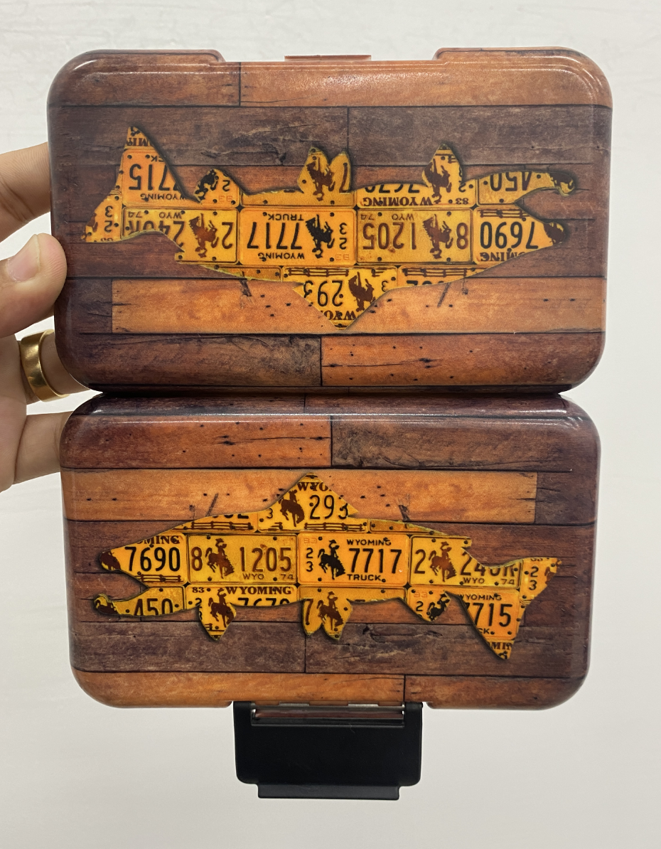 Wyoming Cody's Fish Artwork & MFC Fly Box (Limited Edition Artist Seri