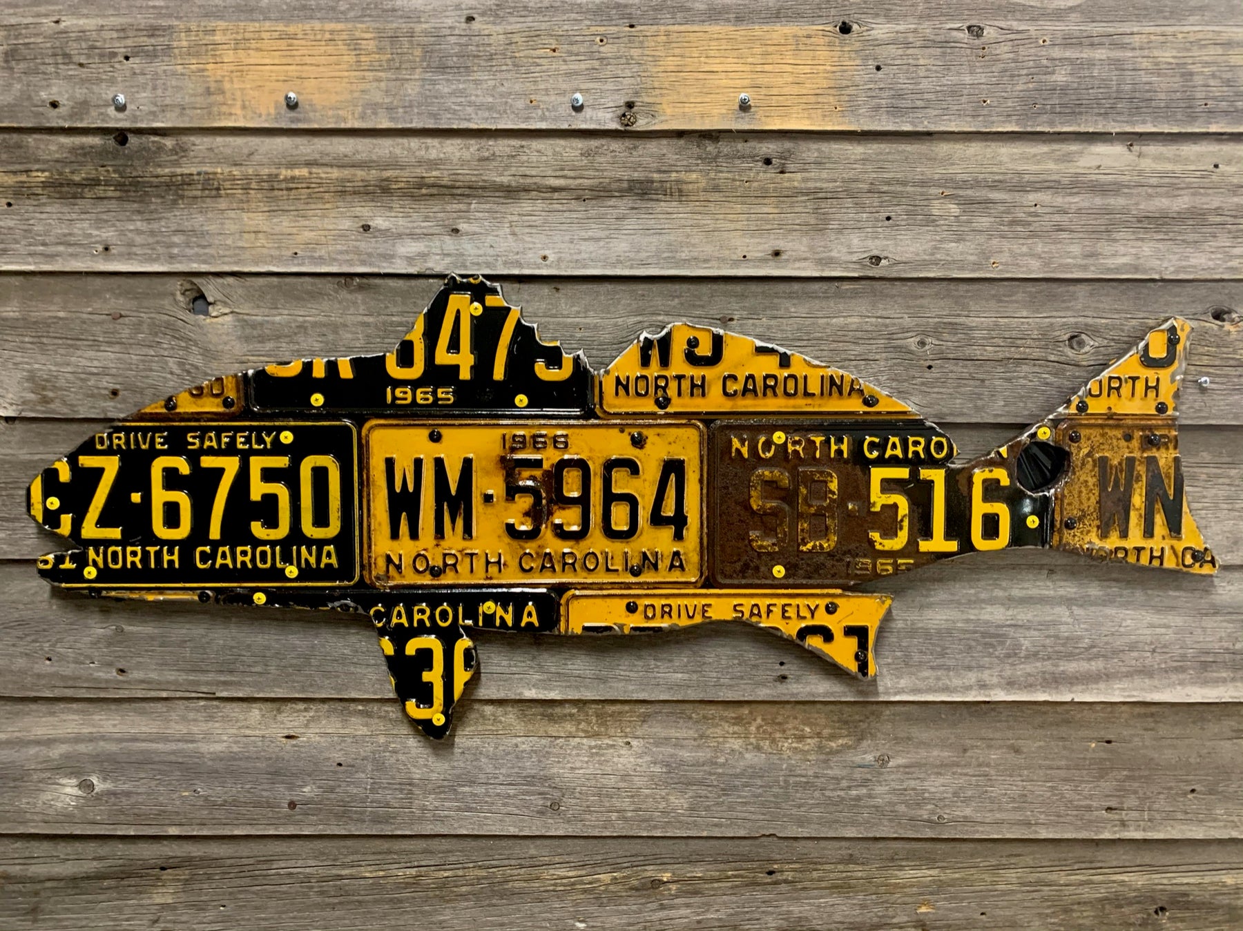 Redfish & Drum License Plate Art– Cody's Fish