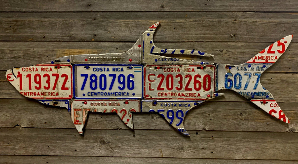 Costa Rica Tarpon License Plate Art - Ready-To-Ship – Cody's Fish
