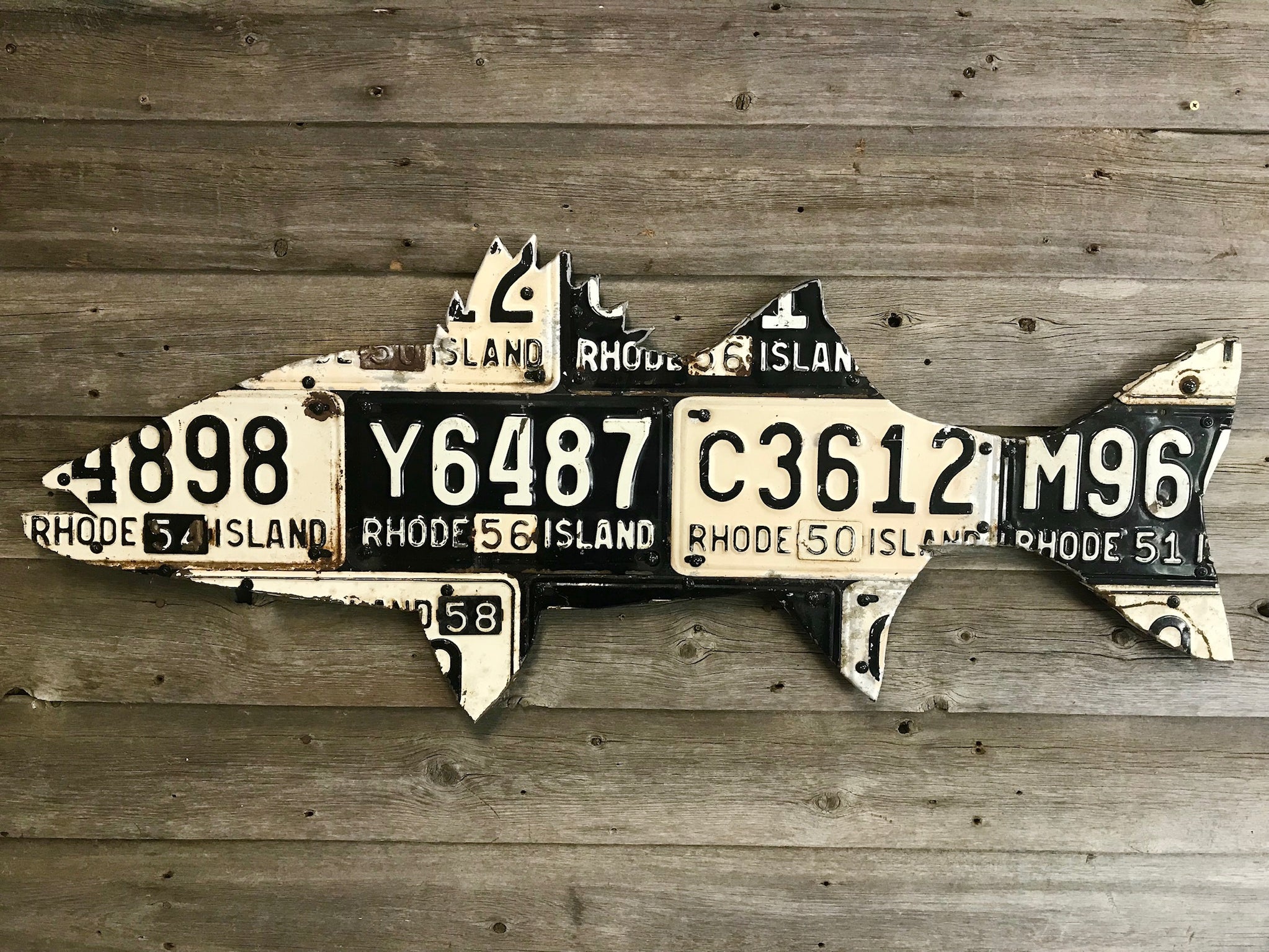 Bass License Plate Art– Cody's Fish