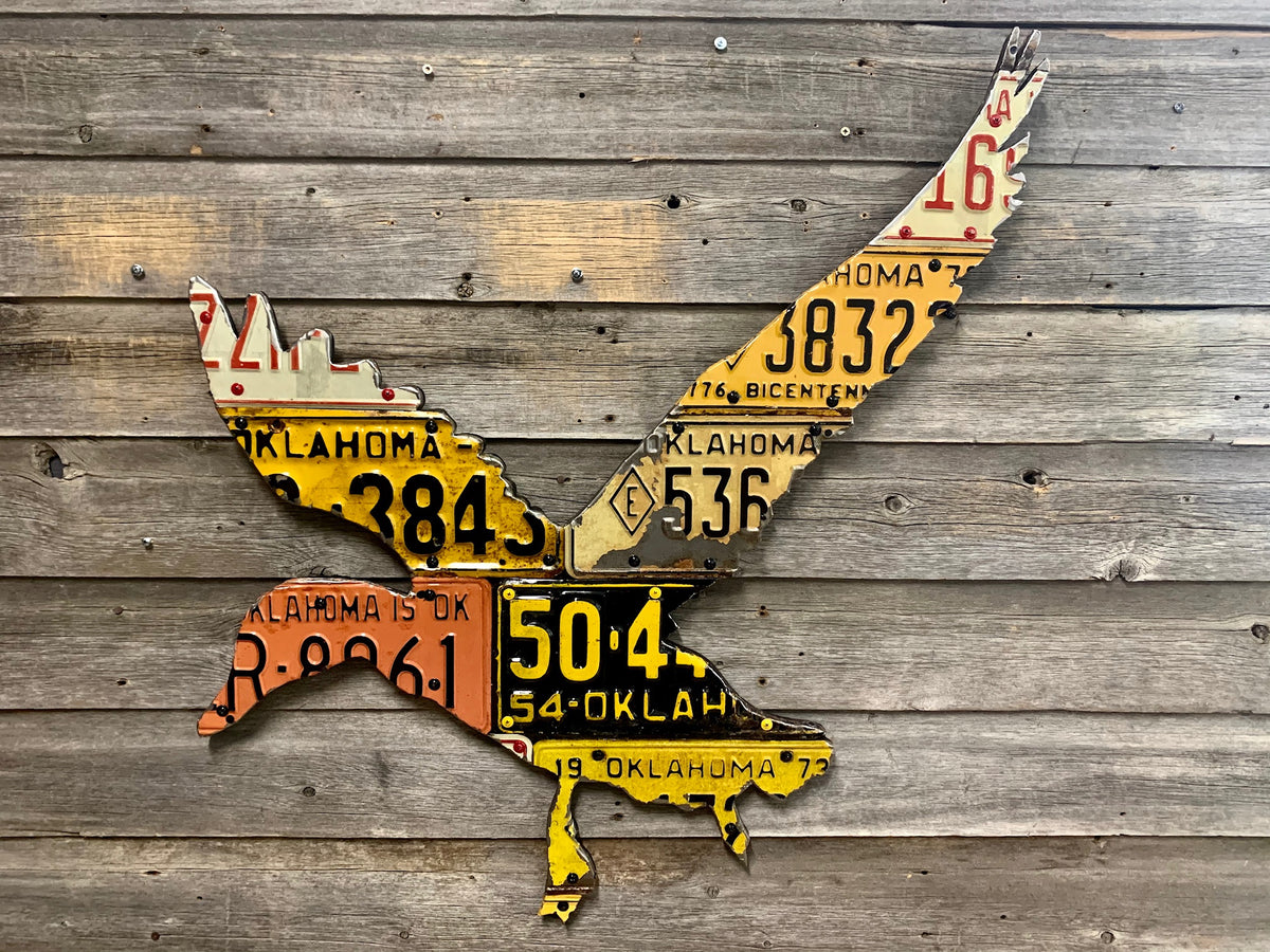 Oklahoma Antique Duck License Plate Art– Cody's Fish