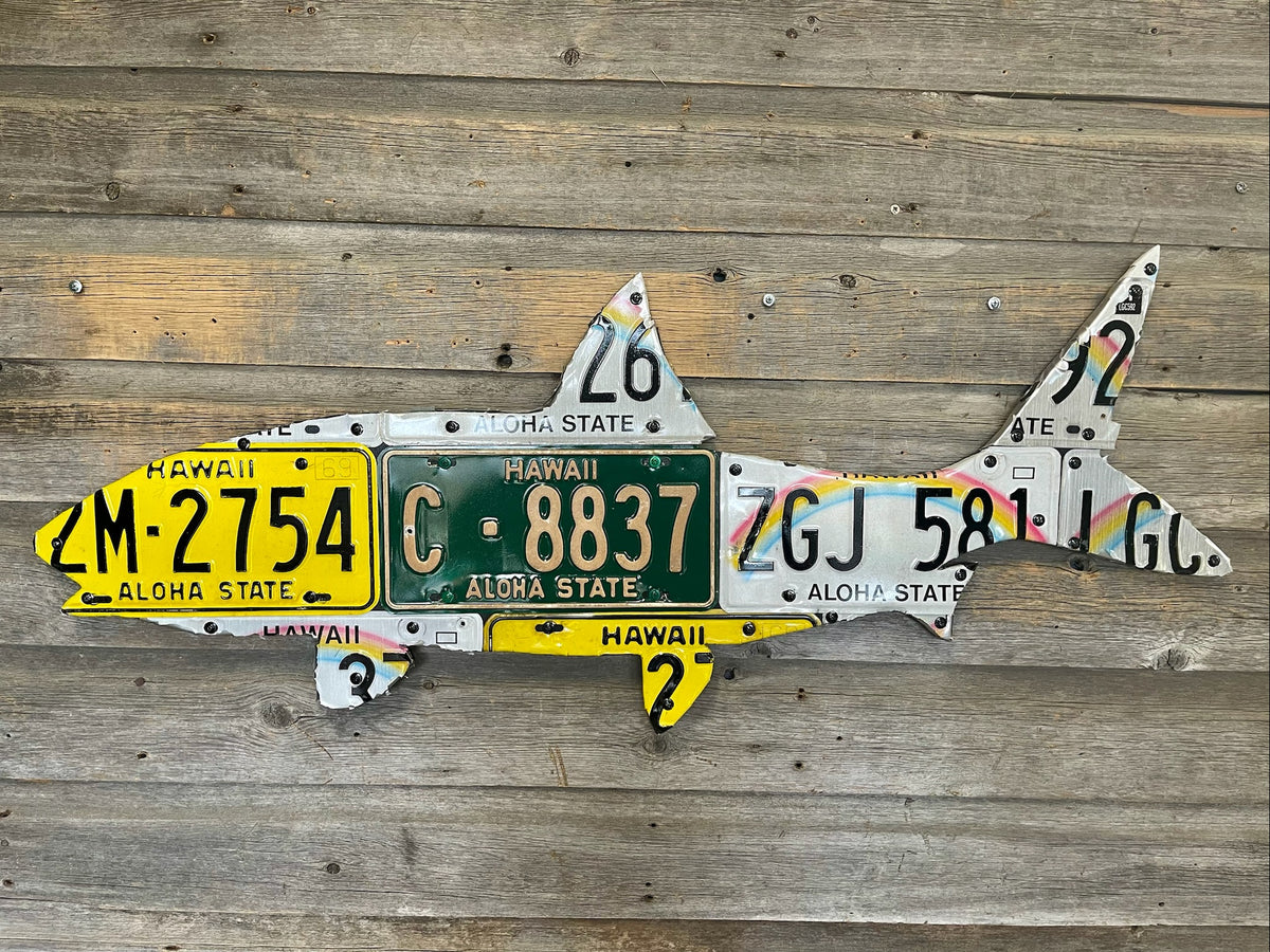 Hawaii Bonefish License Plate Art– Cody's Fish