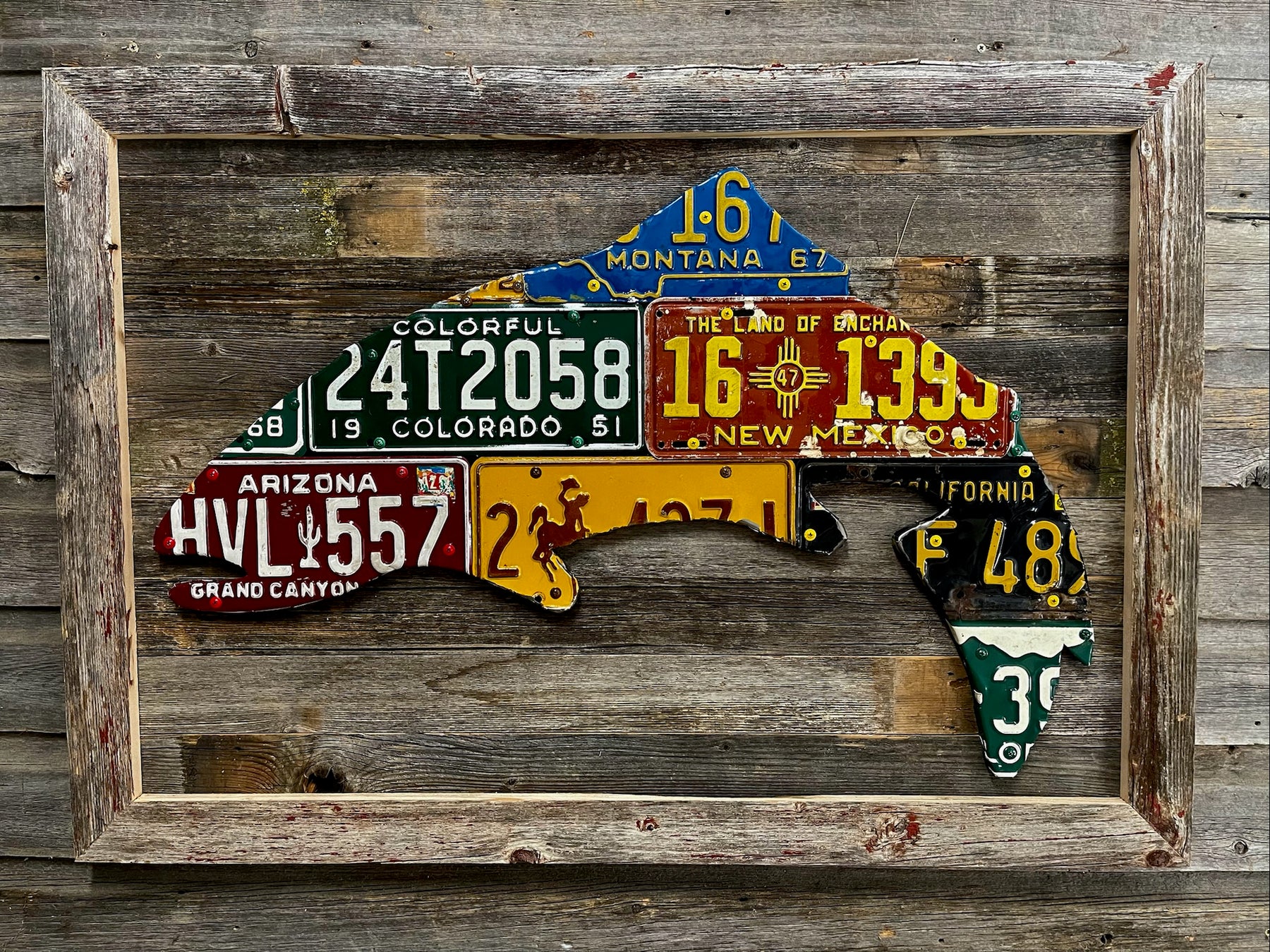 Trout License Plate Art– Cody's Fish