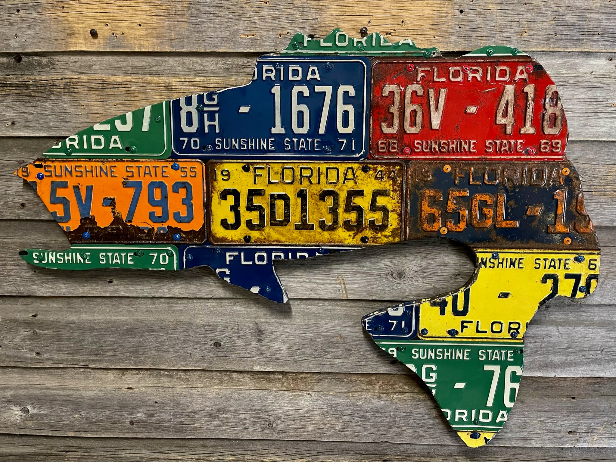 Bass License Plate Art– Cody's Fish