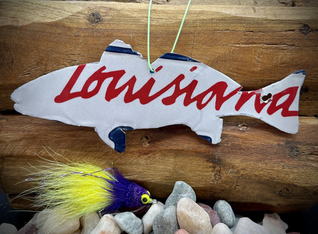 Redfish & Drum License Plate Art– Cody's Fish