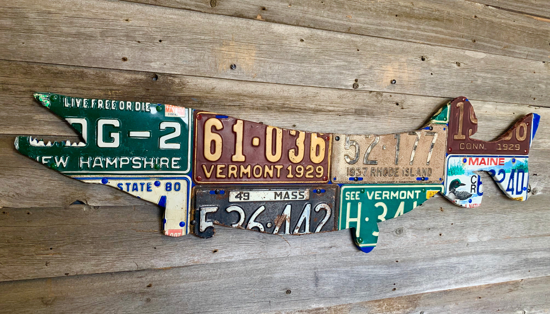 Pike & Muskie License Plate Art– Cody's Fish