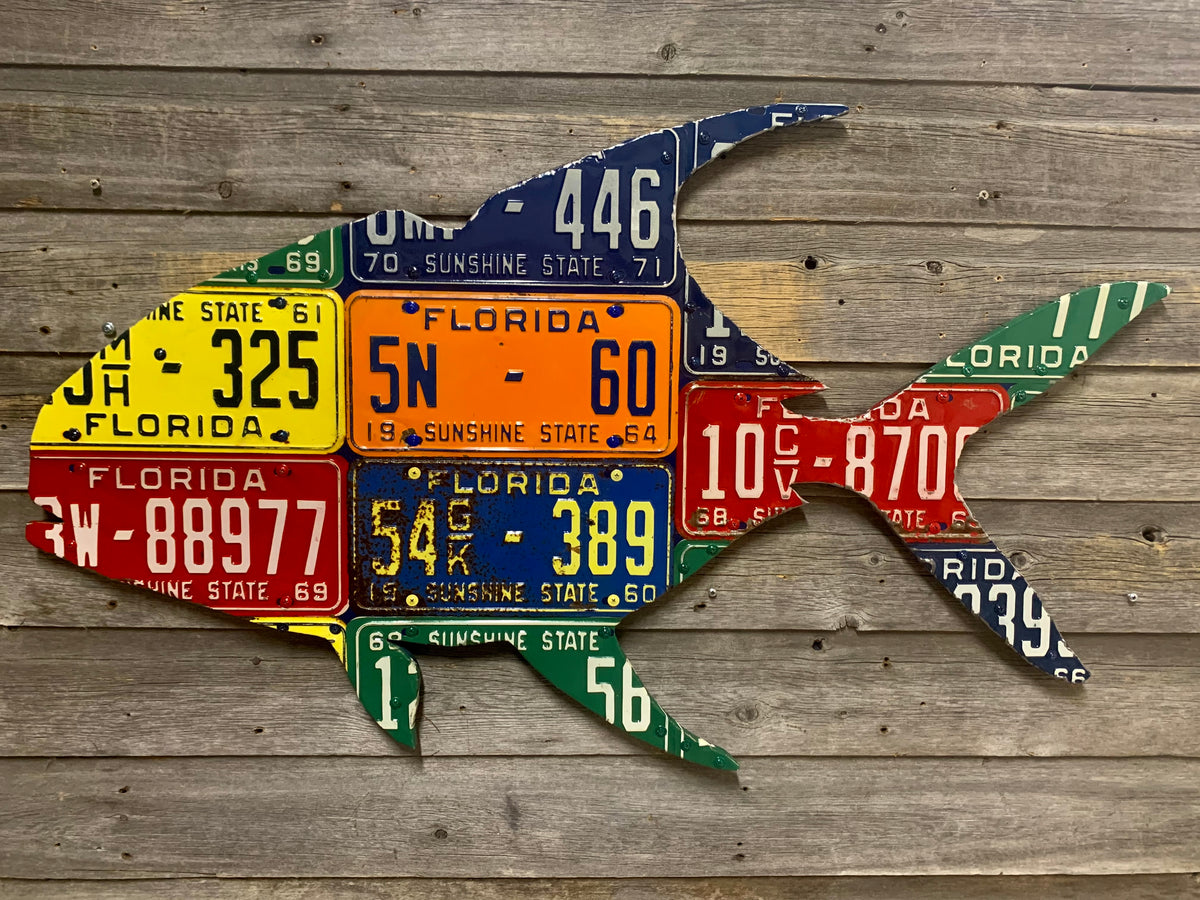 License Plate Art– Cody's Fish